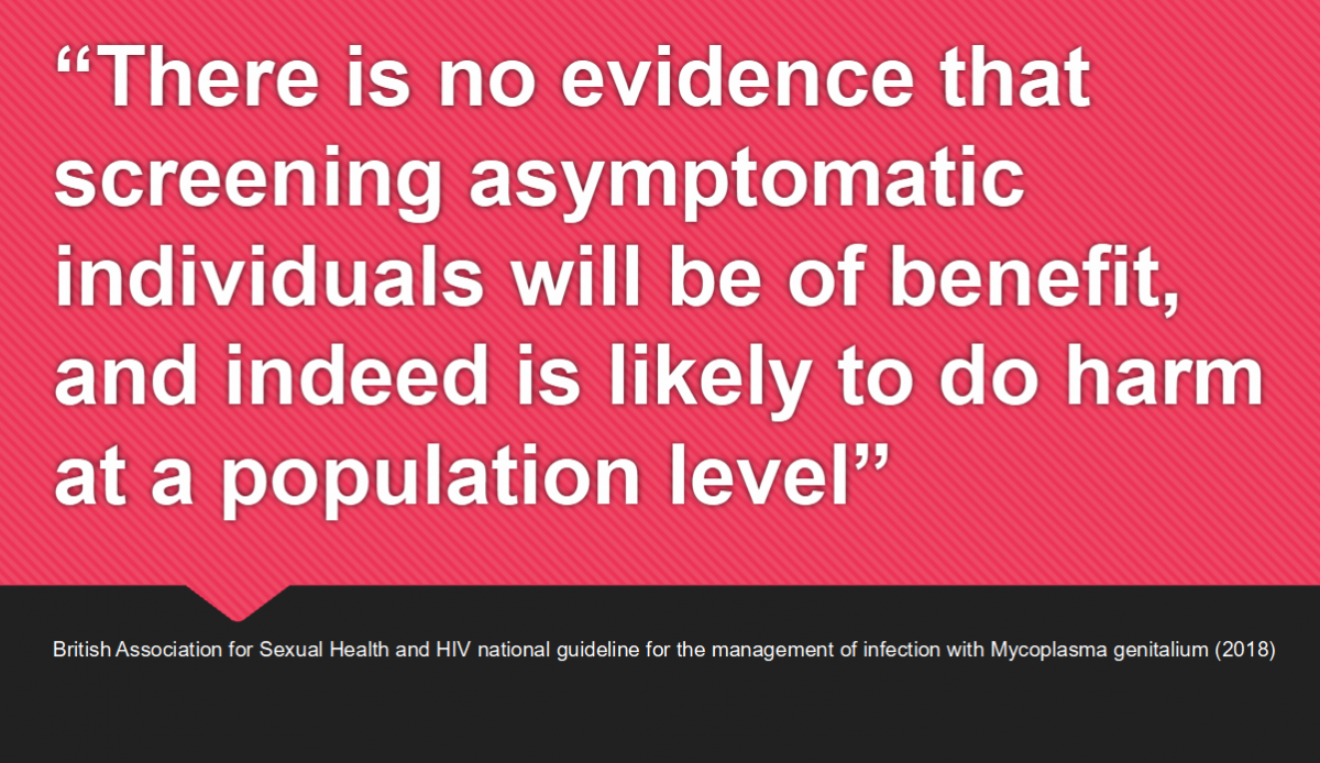 MGEN (Mycoplasma Genatalium) Information. - SNAP Together